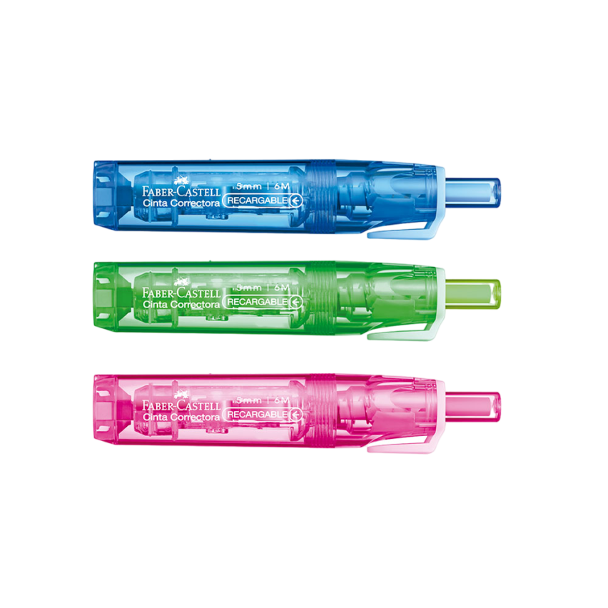 Corrector Cinta Faber Castell - Papelería Gamboa